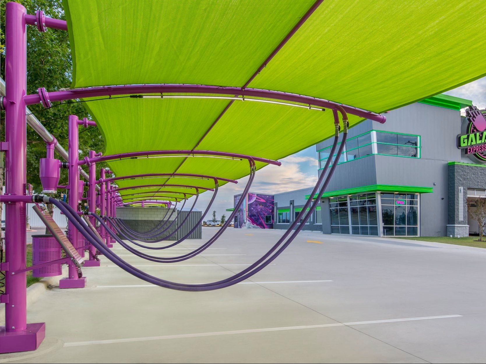 Car Wash Vacuum Arch Lighting | G&G LED Lighting